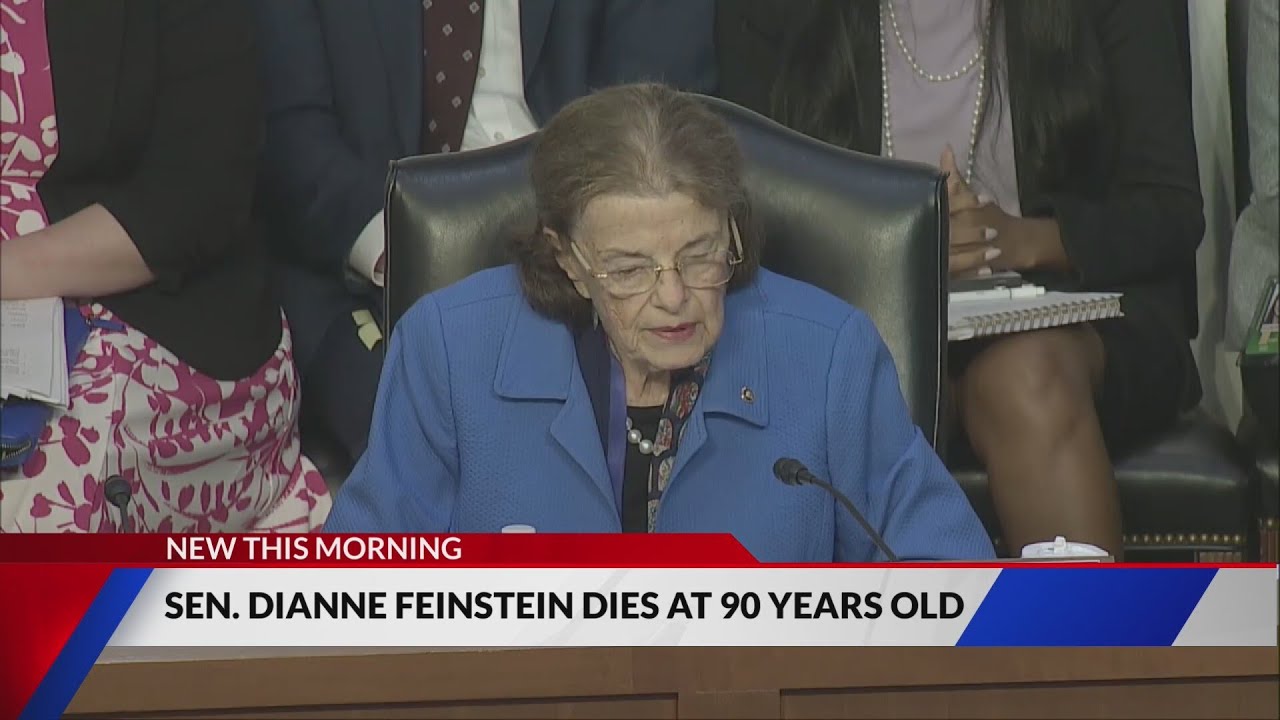 Senator Dianne Feinstein dies at 90 years old - YouTube