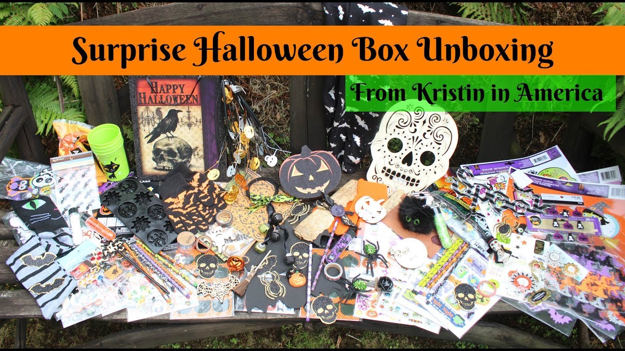 Surprise Halloween Box Unboxing - Thank You Kristin! - YouTube