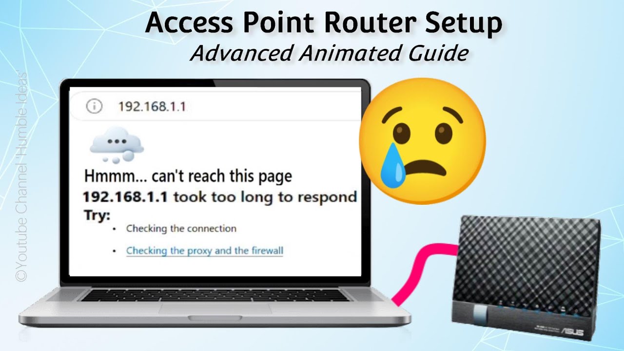 Access Point Router Setup Advanced Animated Guide - YouTube