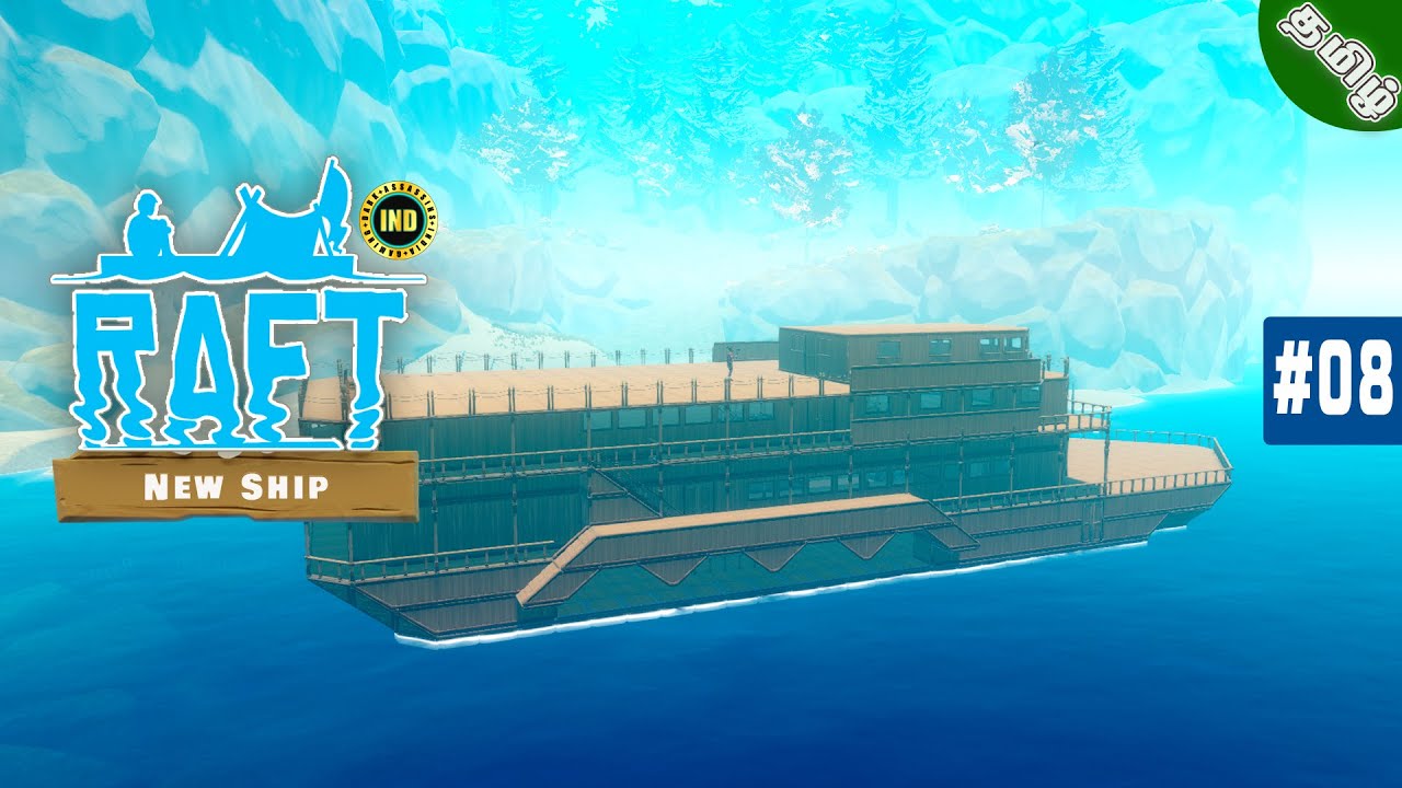 🔴 New Advanced Ship's & Fun | Raft Survival Game | Tamil | Episode #08 ...