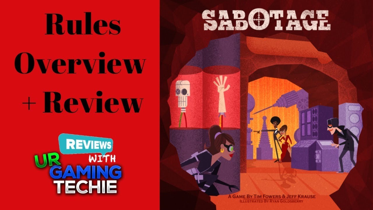 Sabotage Board Game Rules Overview + Review - YouTube