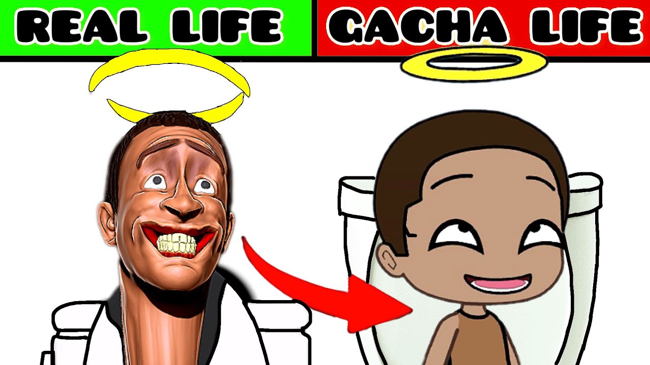 Skibidi Toilet in Gacha Life | Making Skibidi Toilet Angel in Gacha ...