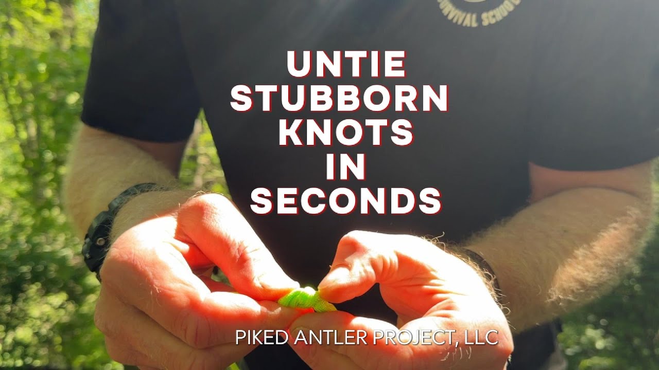 SHORT-“Super tight knot you can’t undo? Don’t cut it — break it. Here’s ...