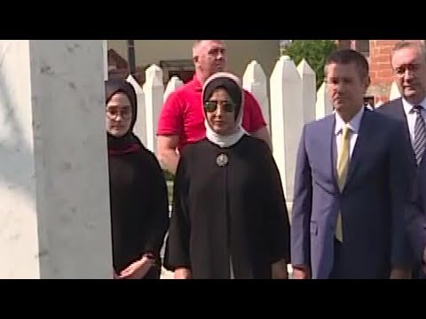 Nurettin Canikli'nin eşi aniden ağladı koruma müdahale etti