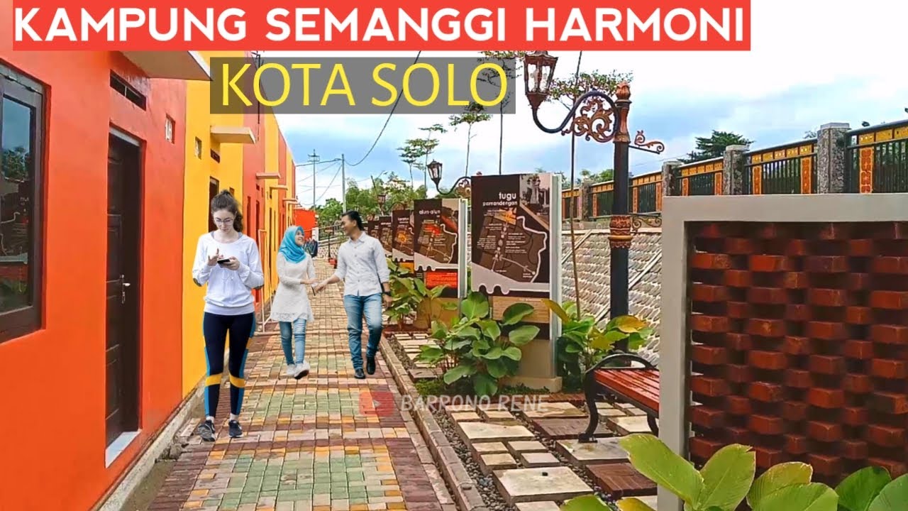 Keliling kampung Semanggi harmoni Solo yang diresmikan walikota Gibran. - YouTube