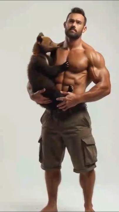 Ai Man fusion bear #shortsyoutube #shorts #ai - YouTube