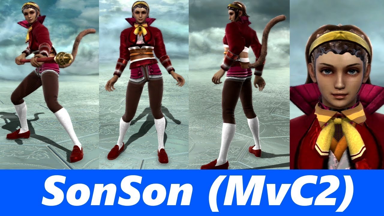 SonSon (MvC2) SoulCalibur5 Formula - YouTube