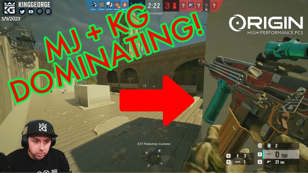 MacieJay + KingGeorge Ranked Carry | Border Full Game - YouTube