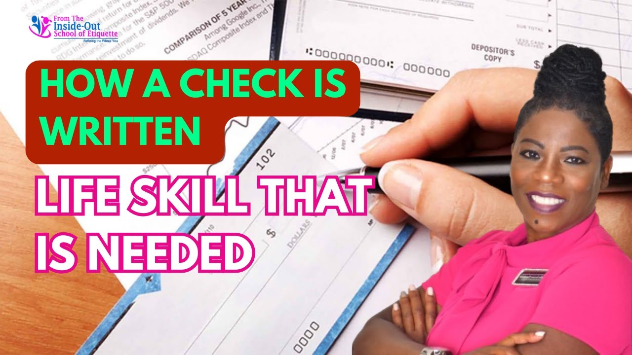 How to write a check l How a check is written l Life skill that is ...