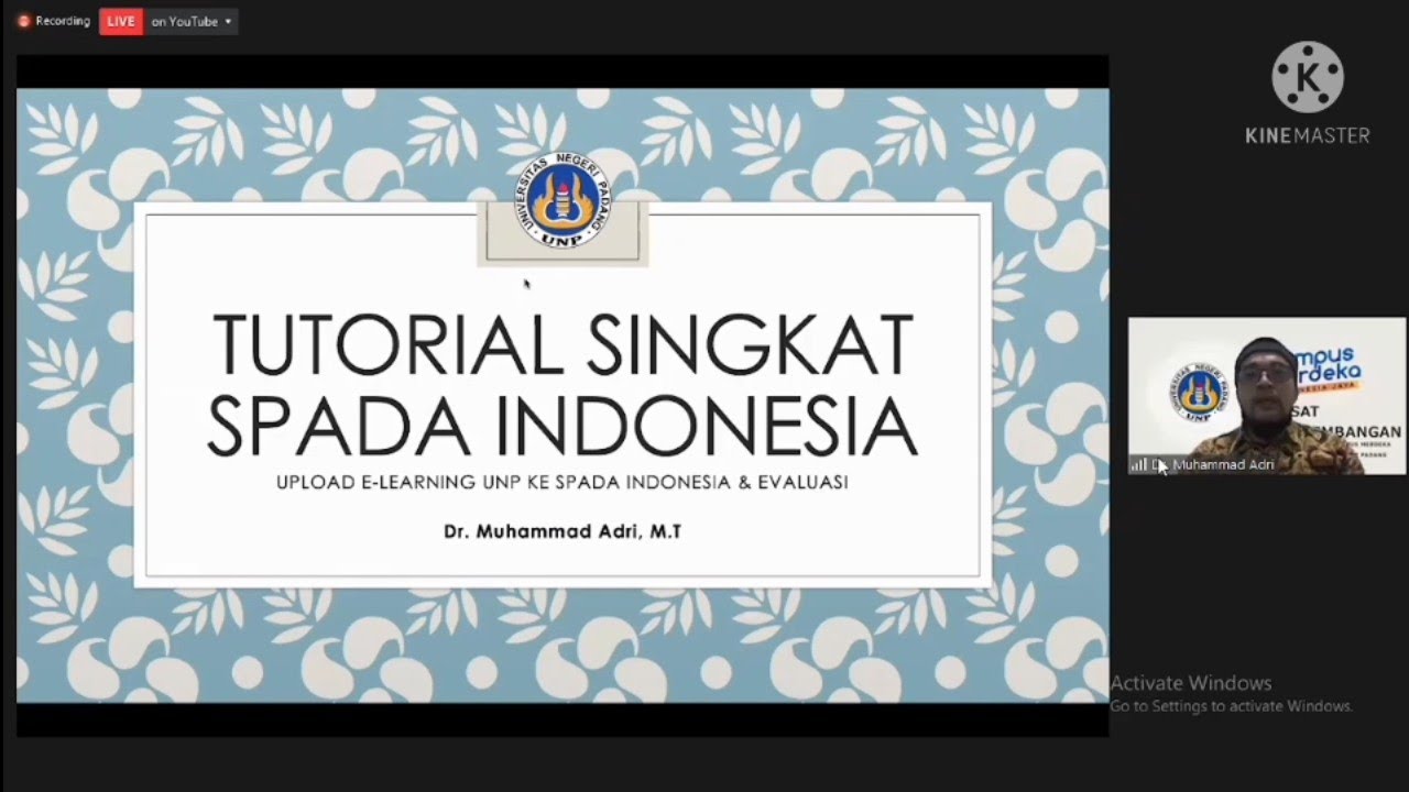 ZOOM | tutorial singkat SPADA indonesia - YouTube