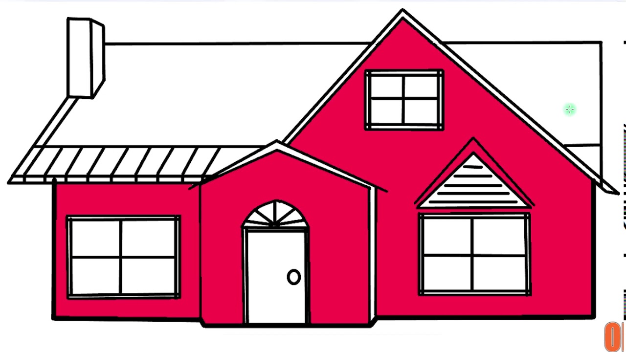 HOW TO DRAW HOUSE | HOUSE DRAWING FOR KIDS | KIDS ART TIME | KIDS ART ...