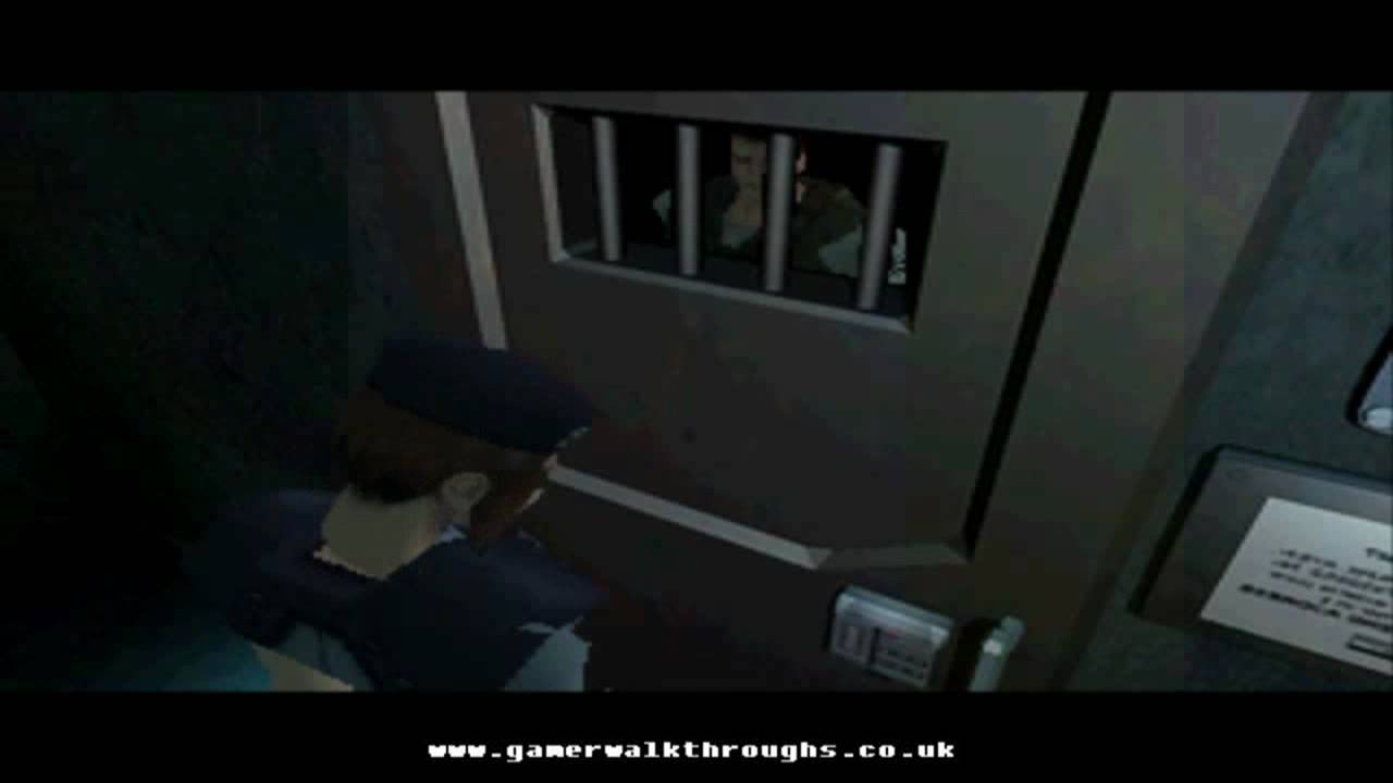 Resident evil (PS1) walkthrough - Prison cell - YouTube