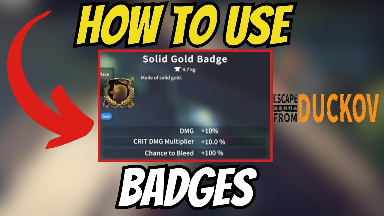 How to USE BADGES In Escape From Duckov! [EASY] - YouTube