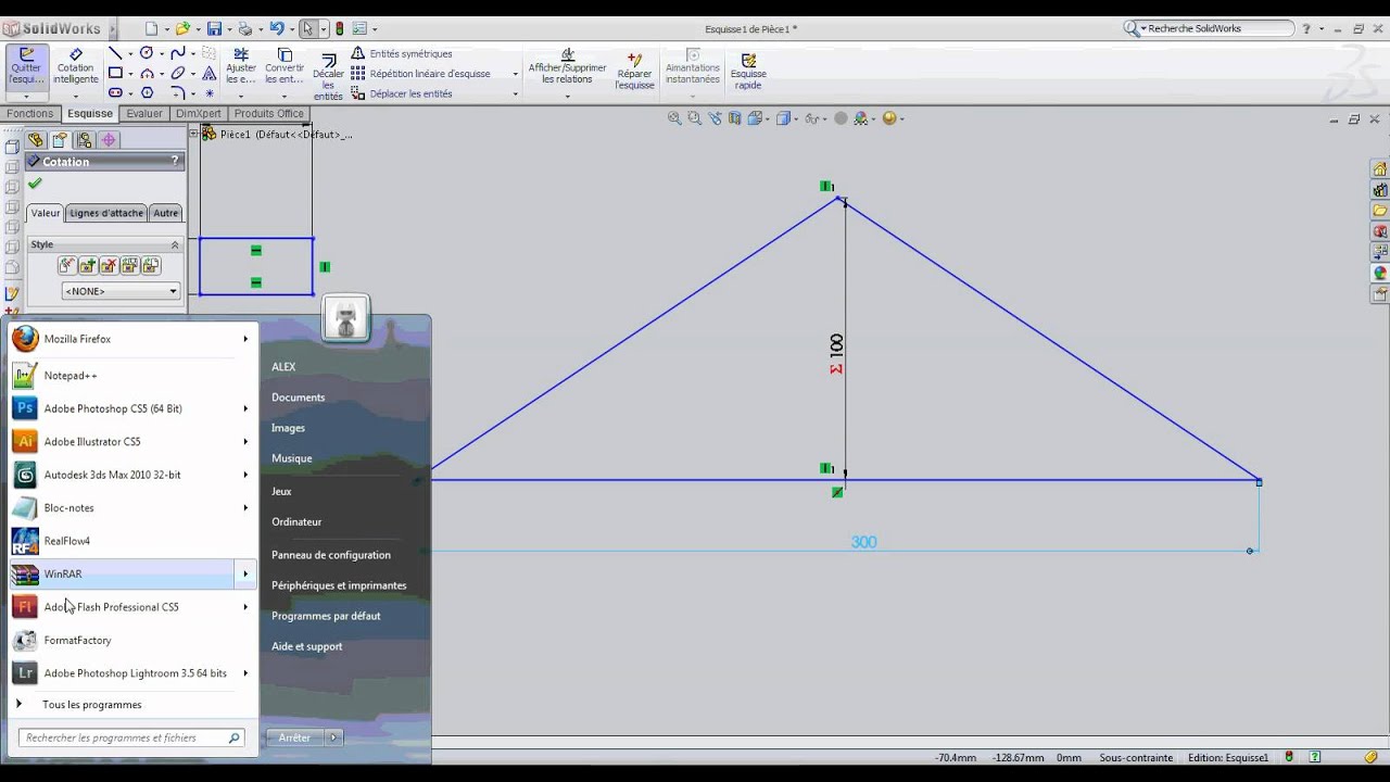 Tuto Solidworks Cotation Par Equation Kevin Asf Youtube