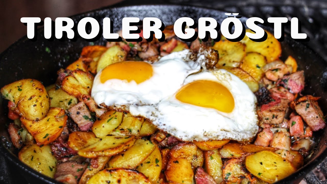 Traditional Austrian dish with BEEF and POTATOES - TIROLER GRÖSTL ...