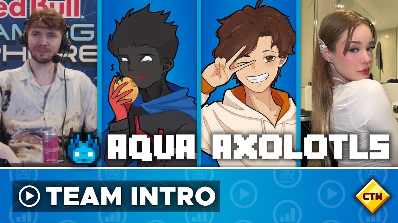 MCC: Colour the World - Aqua Axolotls Team Intro - jvckk, Shadoune666 ...