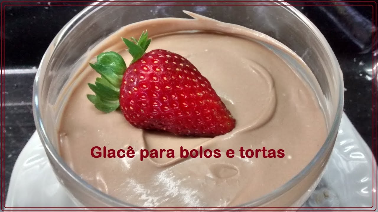Glacê fácil para bolos e tortas - YouTube