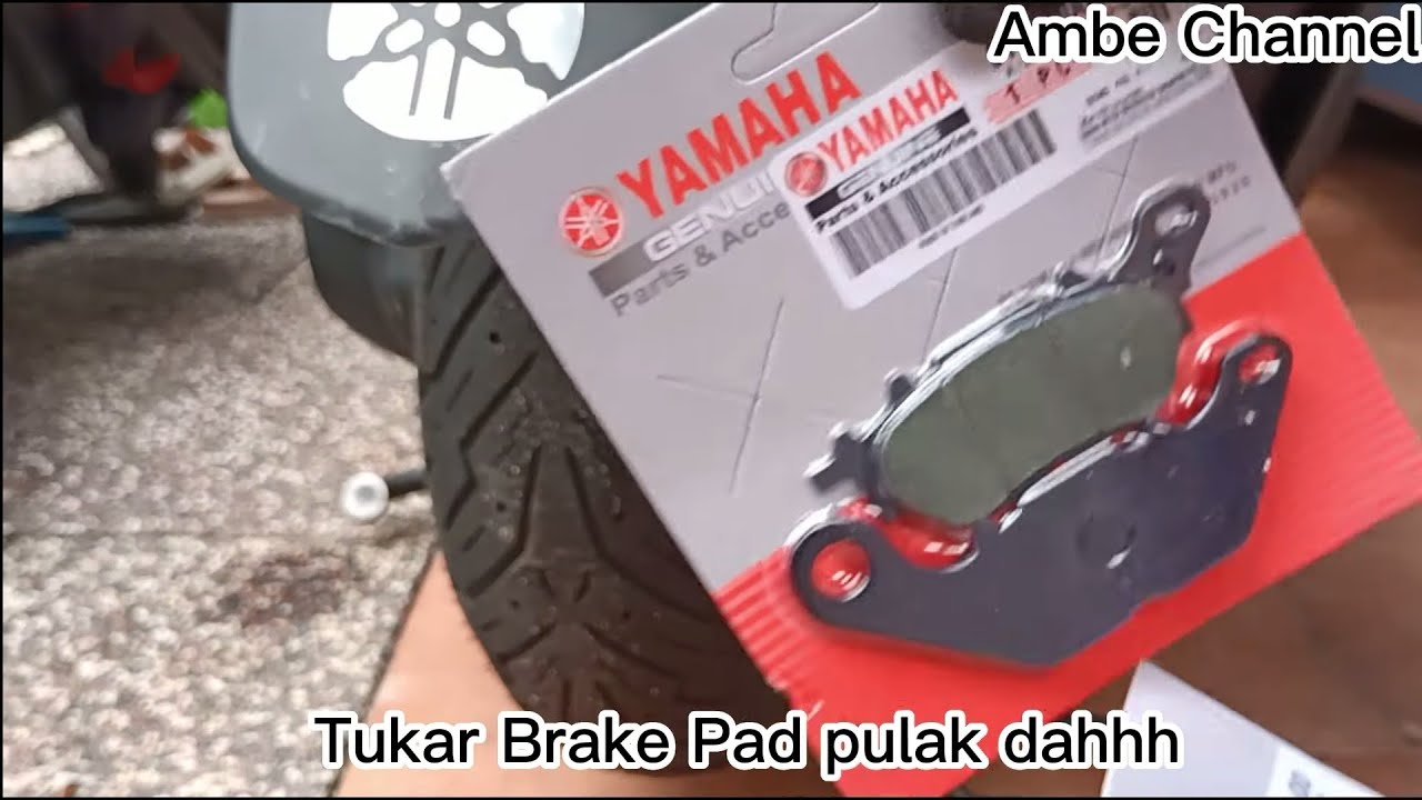 Buat Sdiri #DIY33 Tukar Brake Pad Belakang Yamaha NMAX - YouTube
