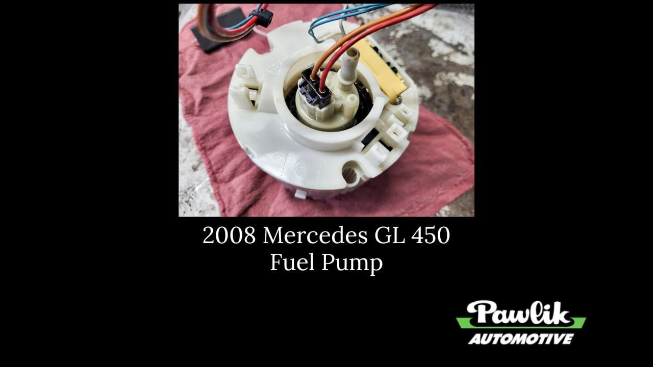 2008 Mercedes GL 450 Fuel Pump - YouTube