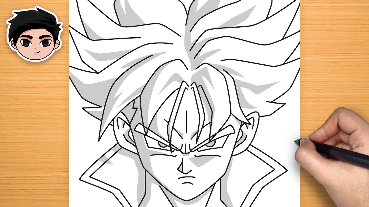 How To Draw TRUNKS | Dragon Ball - Easy Tutorial - YouTube