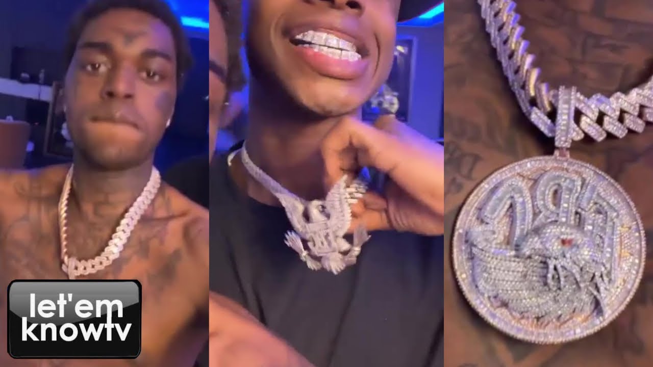 Kodak Black Flexing His Jewelry With His Homies As He Just Lanched His ...