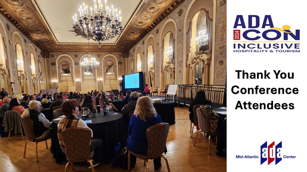 Thank You for Attending the 2024 Mid-Atlantic ADA Conference - YouTube