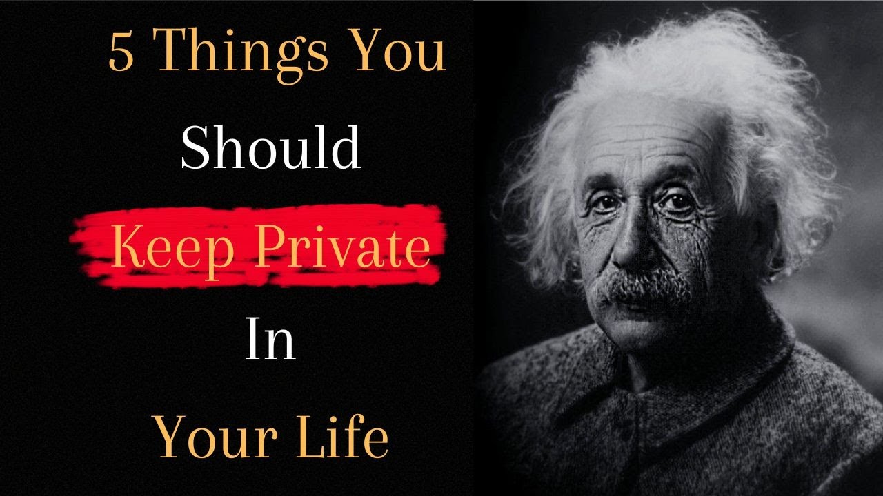 5 things you should keep private in your life | Best inspirational ...