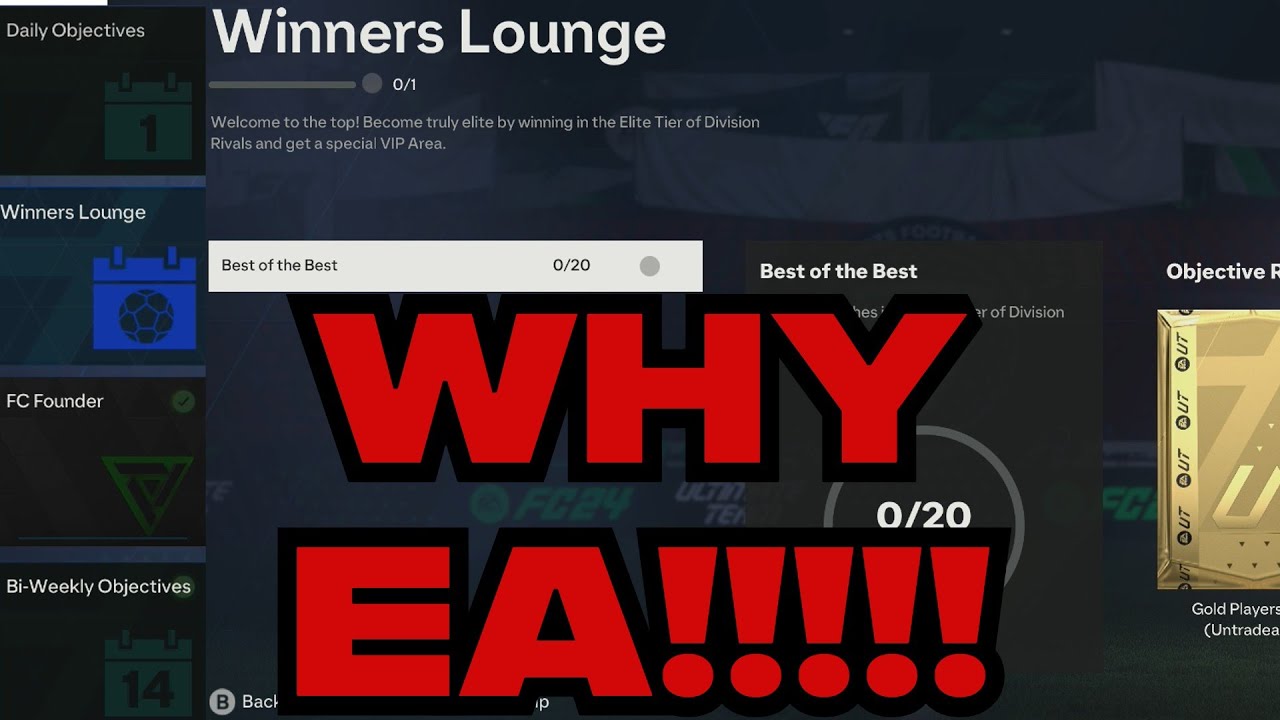 HOW TO COMPLETE THE WINNERS LOUNGE IN FC 24 - YouTube