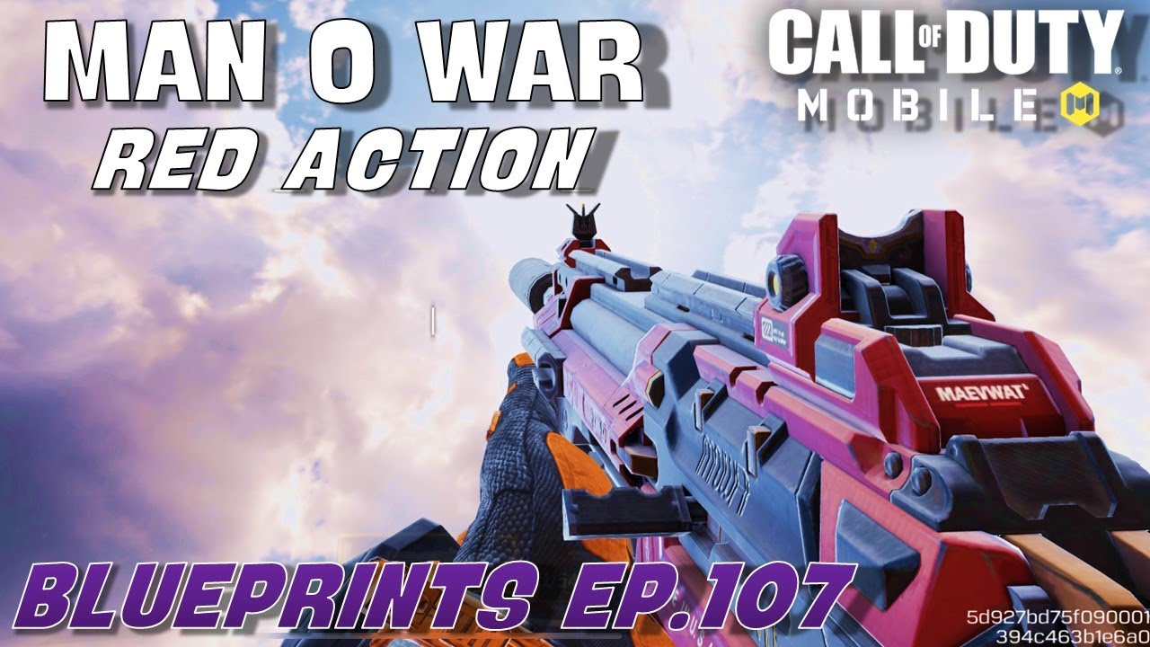 MAN O WAR RED ACTION GAMEPLAY!!! COD MOBILE - YouTube