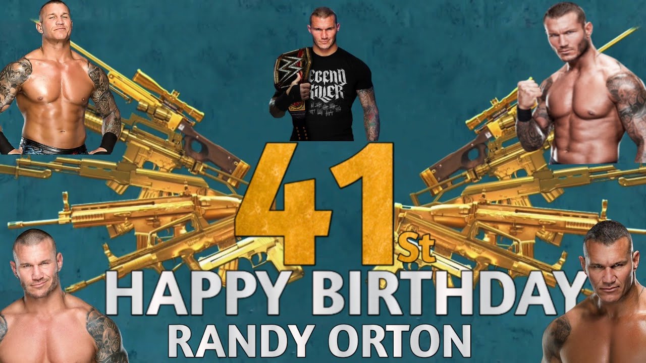wwe randy orton tribute birthday mashup video - YouTube