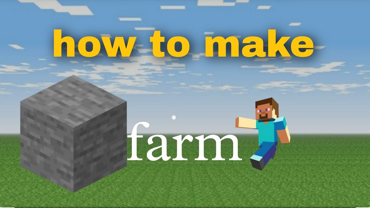 how to make stone farm|minecraft stone farm automatic | minecraft main ...