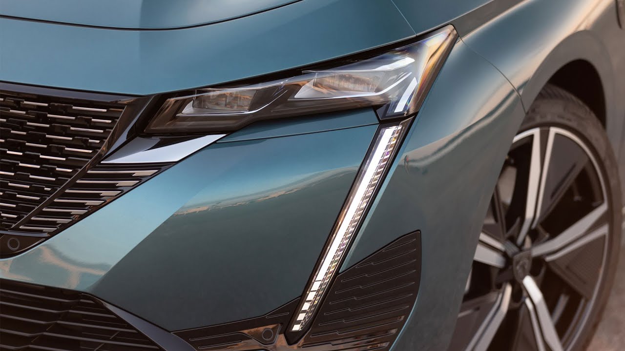 New Peugeot 308 SW GT Hybrid e-EAT8 in Avatar Blue - YouTube