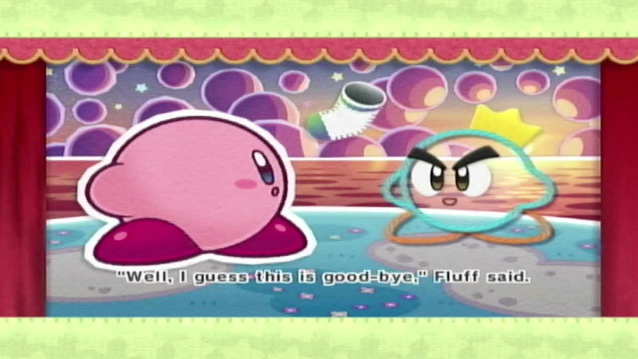 Kirby's Epic Yarn Walkthrough HD 100% - 9 (Big Finale) Vs. Yin-Yarn ...