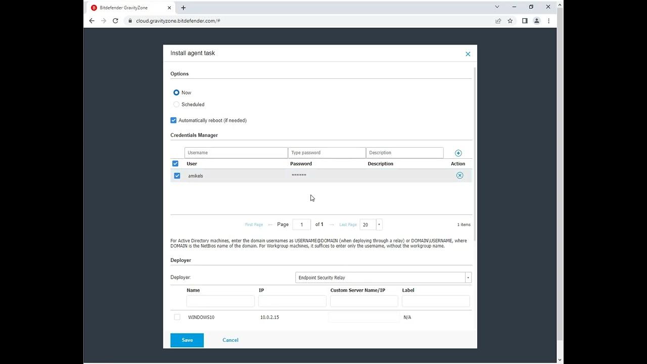 How to Deploy Bitdefender Gravityzone by Relay - YouTube
