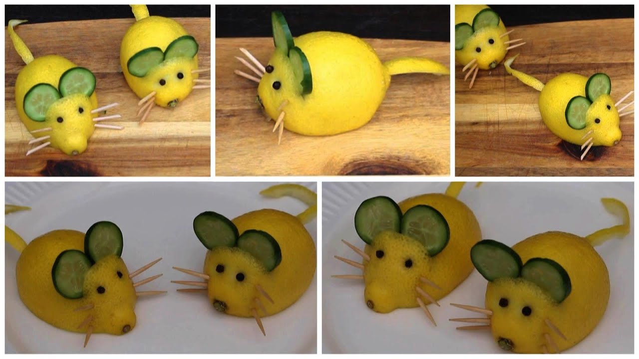 Super Fruits Decoration Ideas - How to make lemon mouse - YouTube