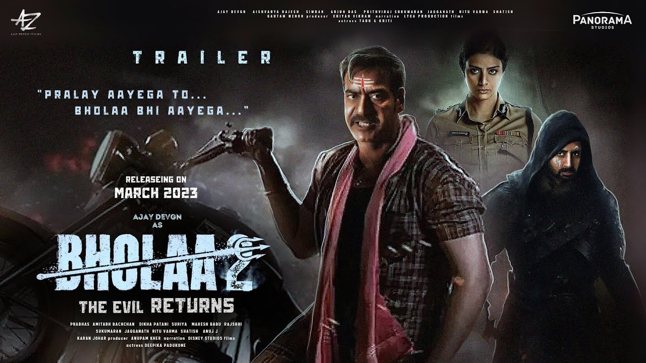 BHOLAA 2 - Teaser Trailer | Ajay Devgn | Abhishek Bachchan | Tabu ...