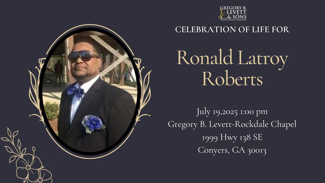Celebrating The Life & Legacy of Ronald Roberts - YouTube