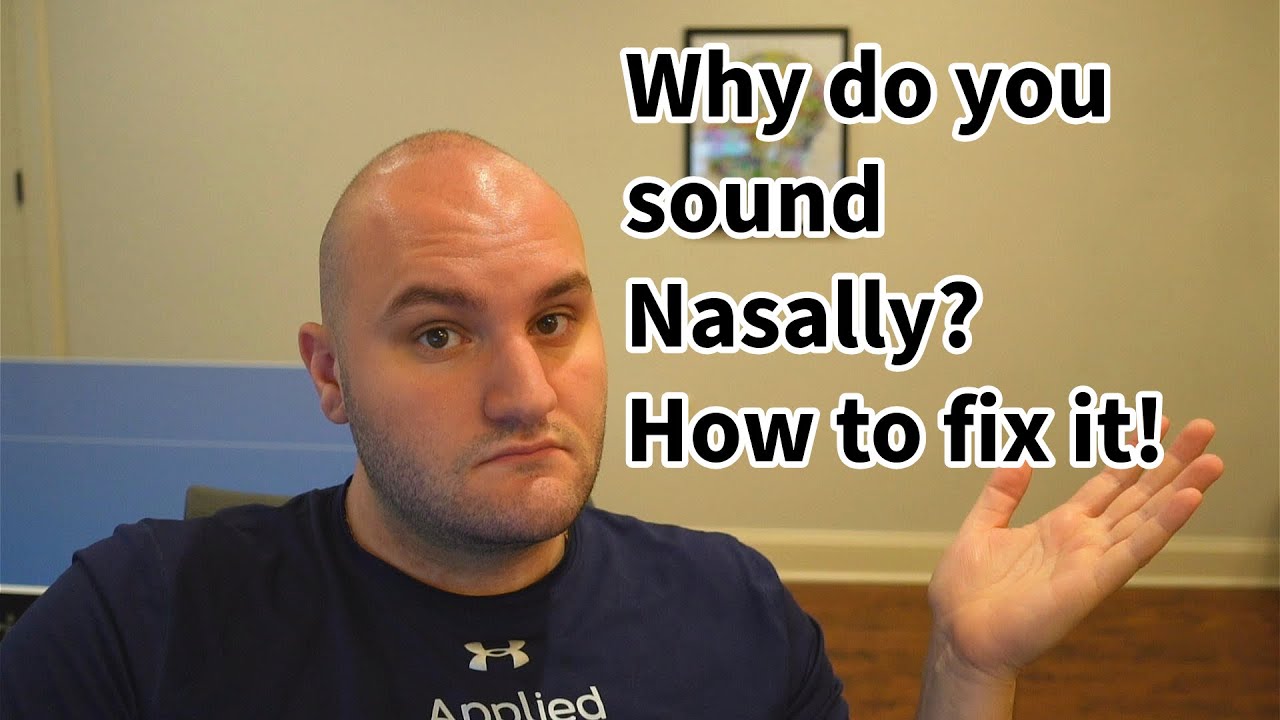 Why you Nasally when singing, and how to fix it! - YouTube