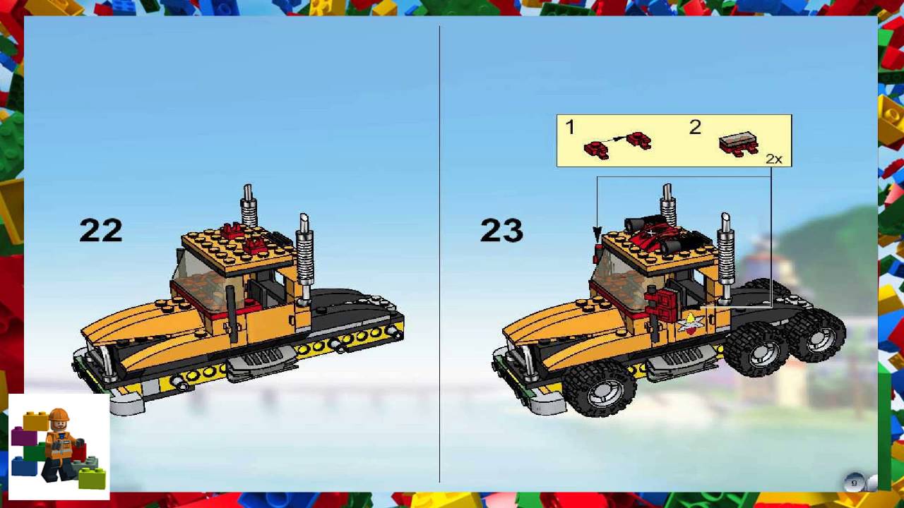 LEGO instructions - LEGO Island - 6739 - Truck & Stunt Trikes - YouTube