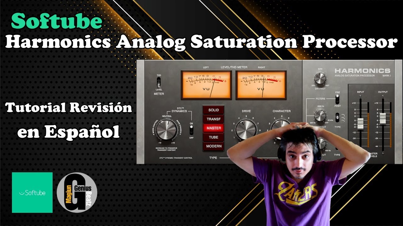 Softube Harmonics Analog Saturator Processor - Tutorial Revisión en ...