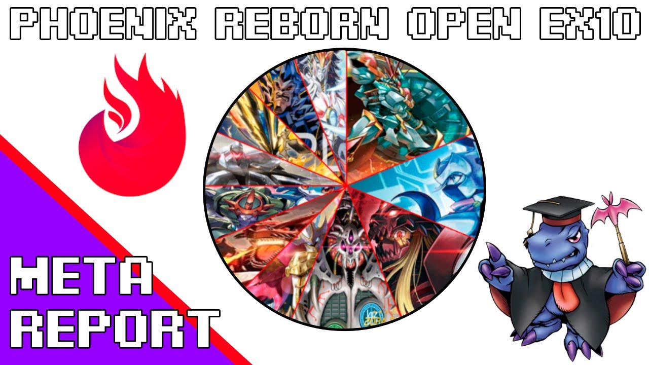 Digimon TCG! EX10 Phoenix Reborn Open Top 16 Meta Recap - YouTube