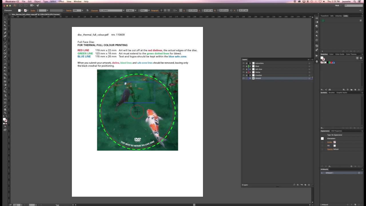 Using Templates in Adobe Illustrator - YouTube