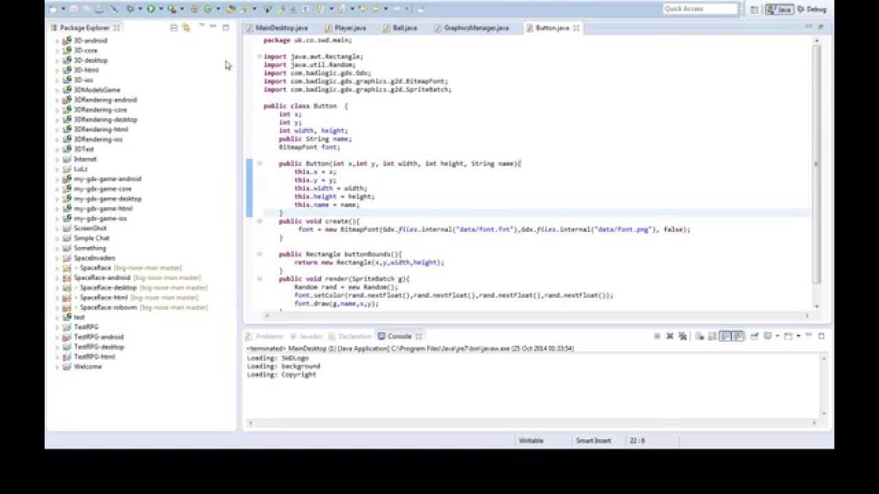 Libgdx Button Text Color - YouTube