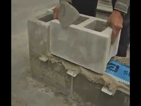 The Importance of Slope to Drain in CMU Walls - YouTube