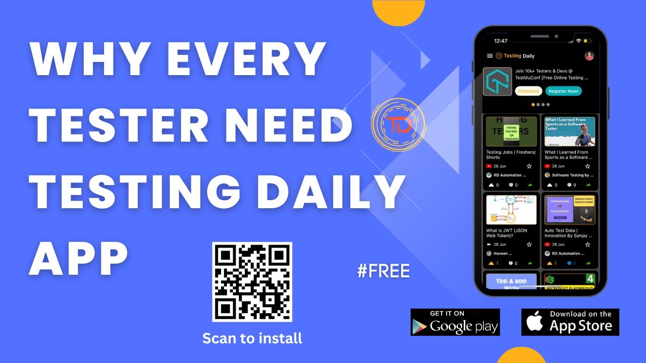 Why Every Tester Need To Have #TestingDaily App | A must have #Free app ...