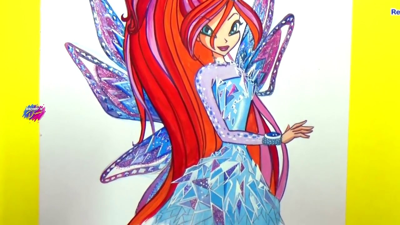 Como dibujar a bloom - YouTube