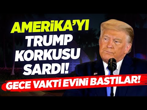 Amerika'yı Trump Korkusu Sardı! Gece Vakti Evini Bastılar! KRT Haber