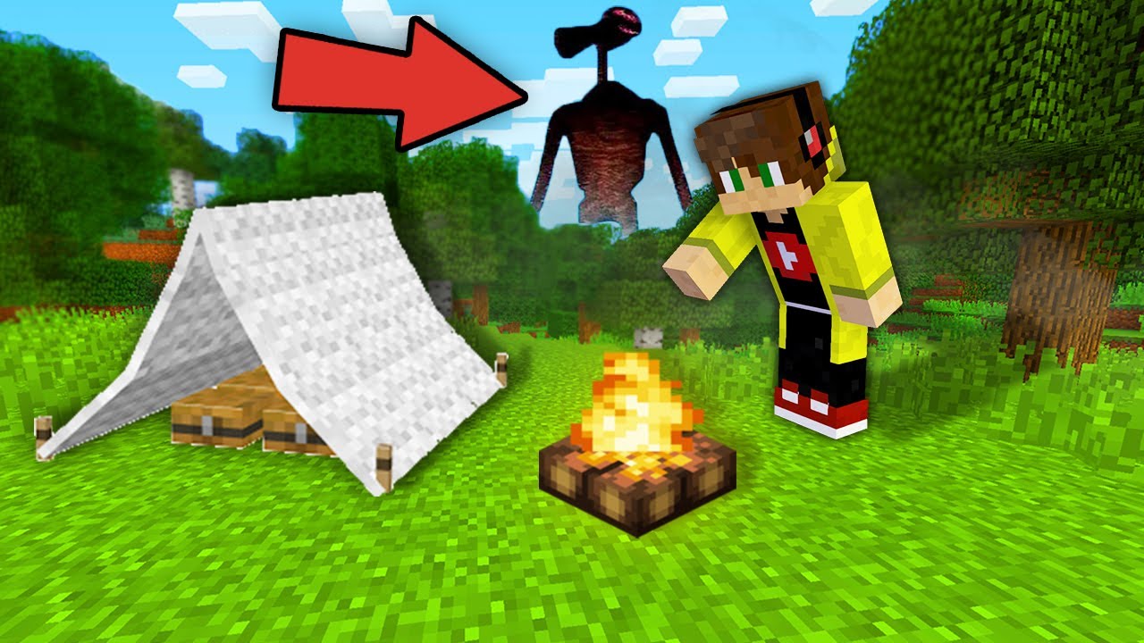 СИРЕНОГОЛОВЫЙ В ЛЕСУ В МАЙНКРАФТ! SIREN HEAD SCP 6789 MINECRAFT ...