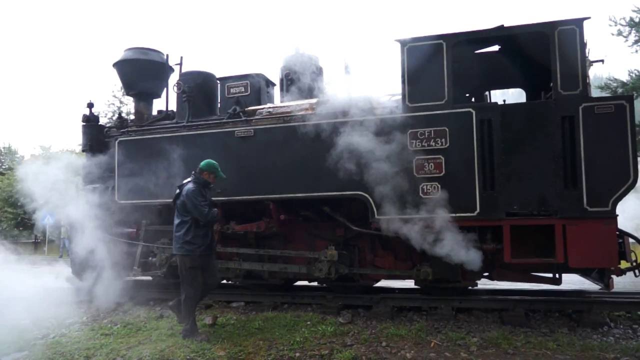 Mocanita/steam locomotive de la Hutulca(Moldovita,Jud Suceava) - YouTube