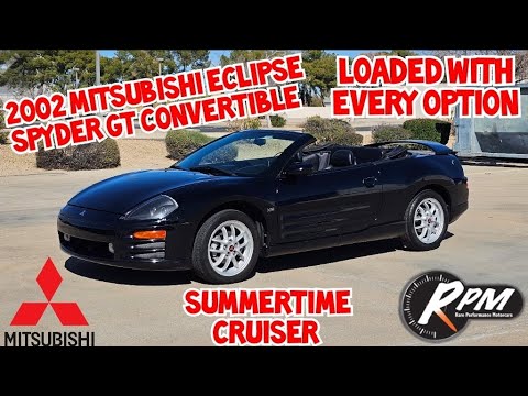 SOLD! TEST DRIVE 2002 Mitsubishi Eclipse Spyder GT 3.0 V6, auto ...